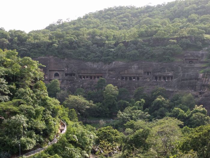 What are the Ajanta Caves? Who built them and why?
